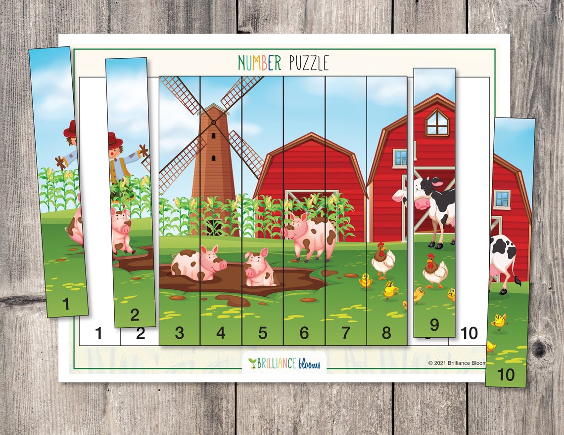 Printable Farm Animals Busy Book Toddler Busy Book Quiet | Etsy