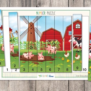 Printable Farm Animals Busy Book, Toddler Busy Book, Quiet Workbook ...