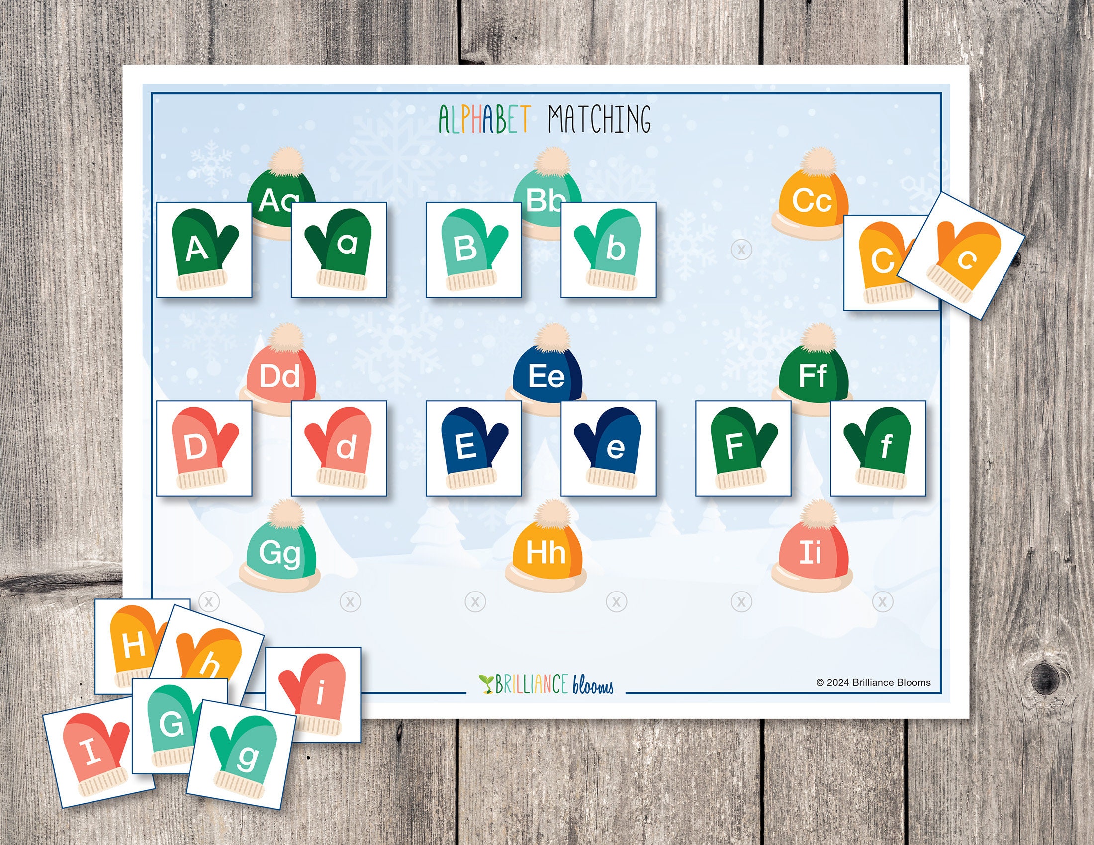 Printable Winter Busy Book, Preschool Busy Book, Quiet Workbook, Winter ...