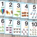 Printable Flashcards Bundle, Alphabet, Color Flashcards, Number ...