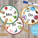 Printable Alphabet Circle Clip Cards, Montessori Alphabet Cards ...