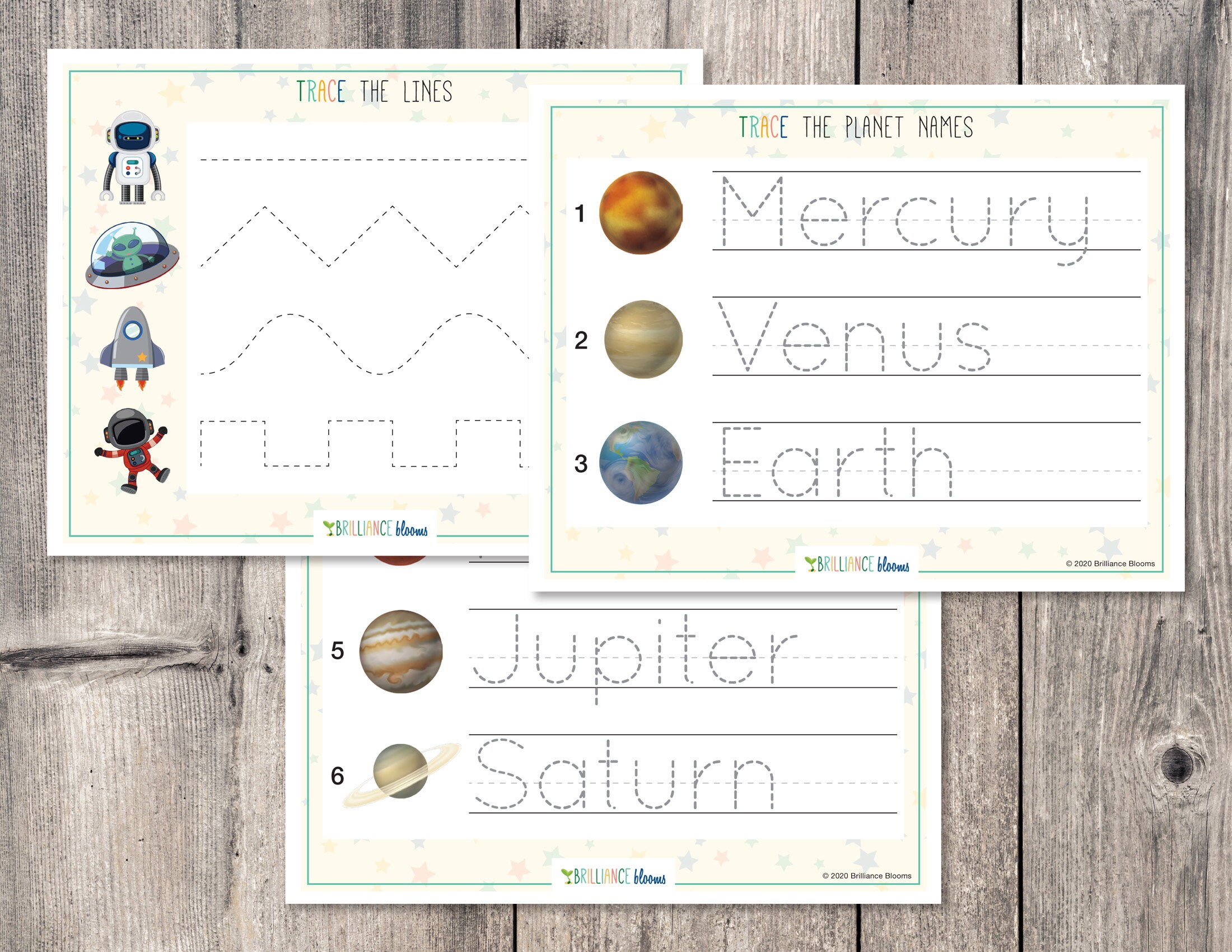 Printable Toddler Busy Book, Solar System Busy Book, Quiet Workbook ...