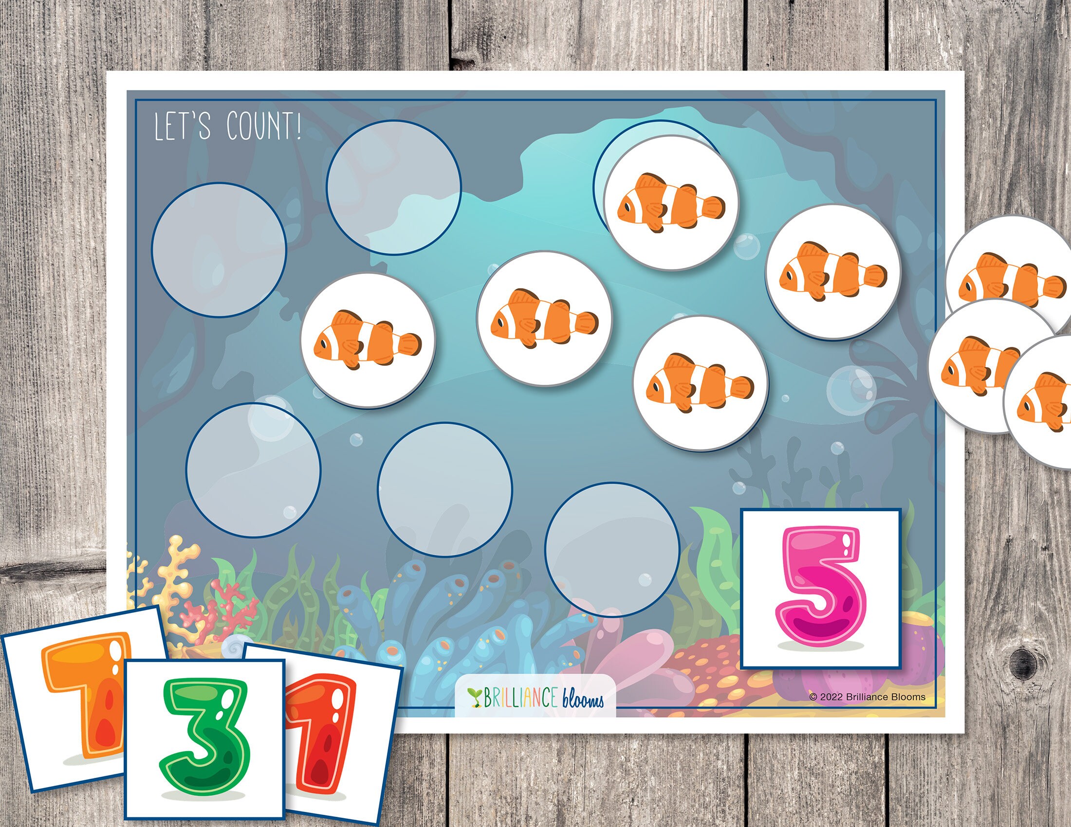 Printable Counting Activities, Let's Count 1 to 10, Learn to Count ...