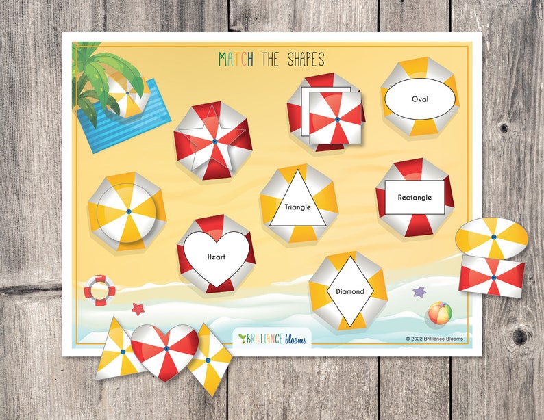 Summer Printable Preschool Busy Book, Summer Busy Book, Quiet Workbook ...