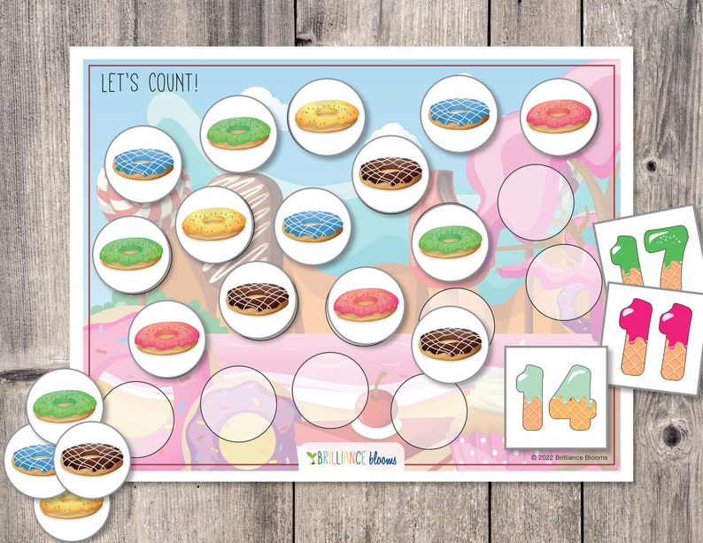 Printable Counting Activities, Let's Count 11 to 20, Learn to Count ...