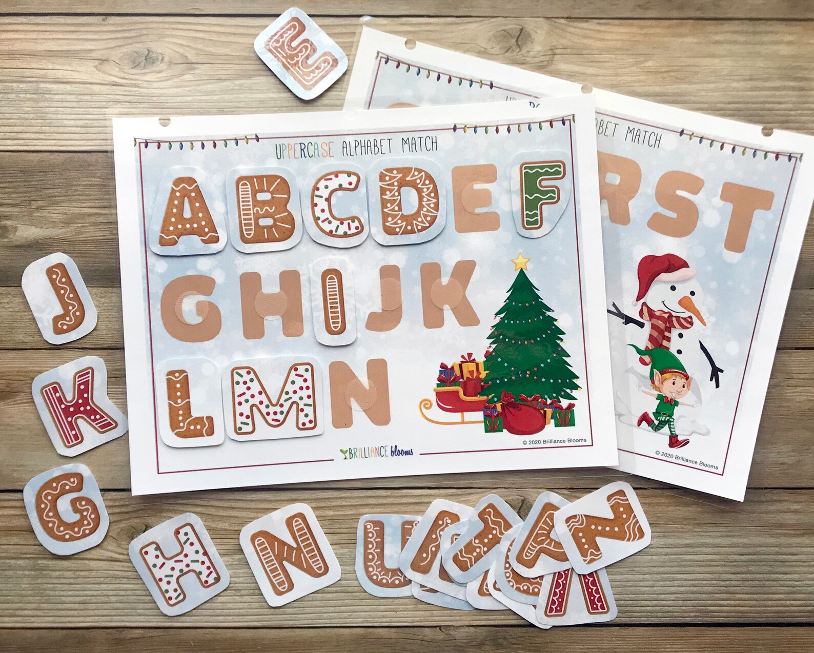 Printable Christmas Busy Book, Toddler Busy Book, Preschool Learning ...