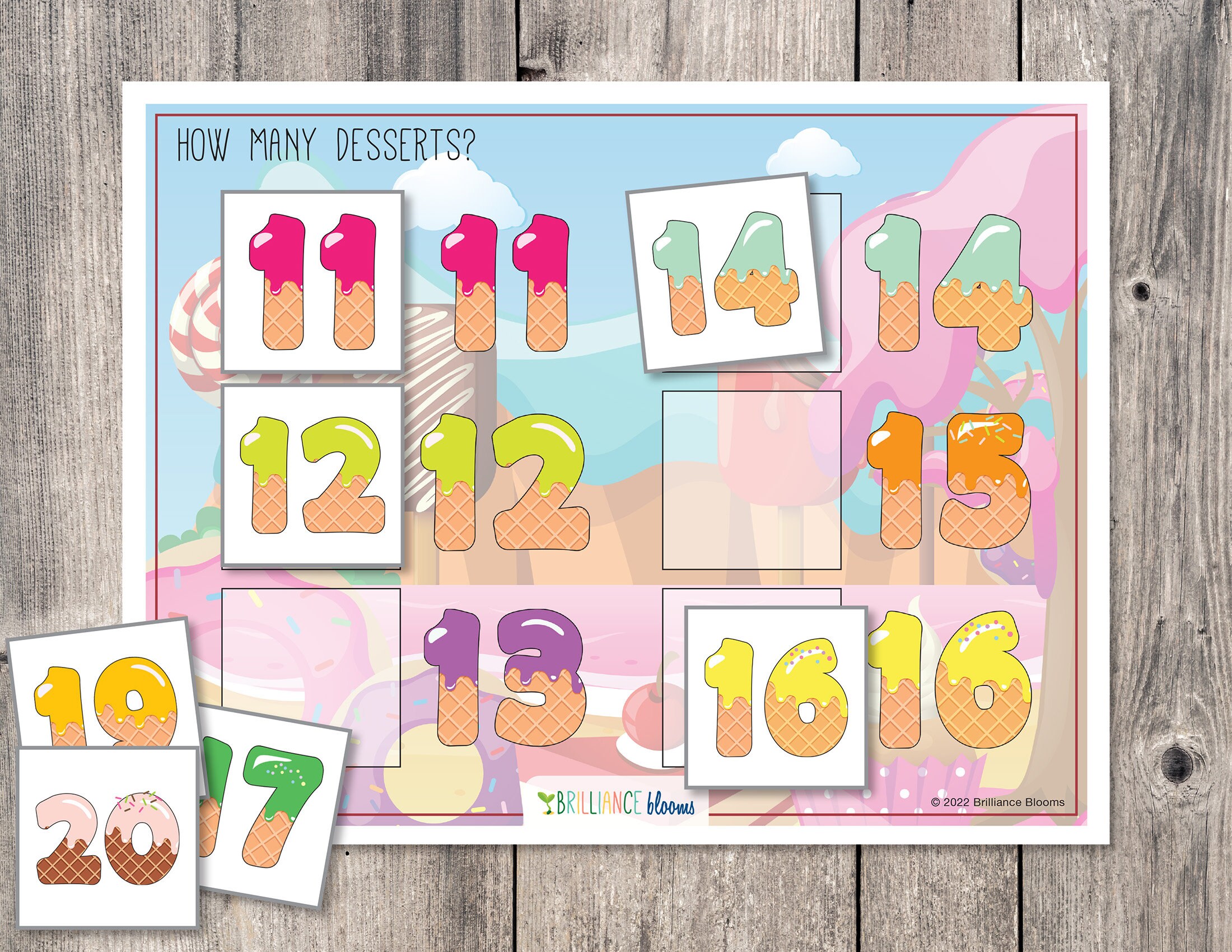 Printable Counting Activities, Let's Count 11 to 20, Learn to Count ...