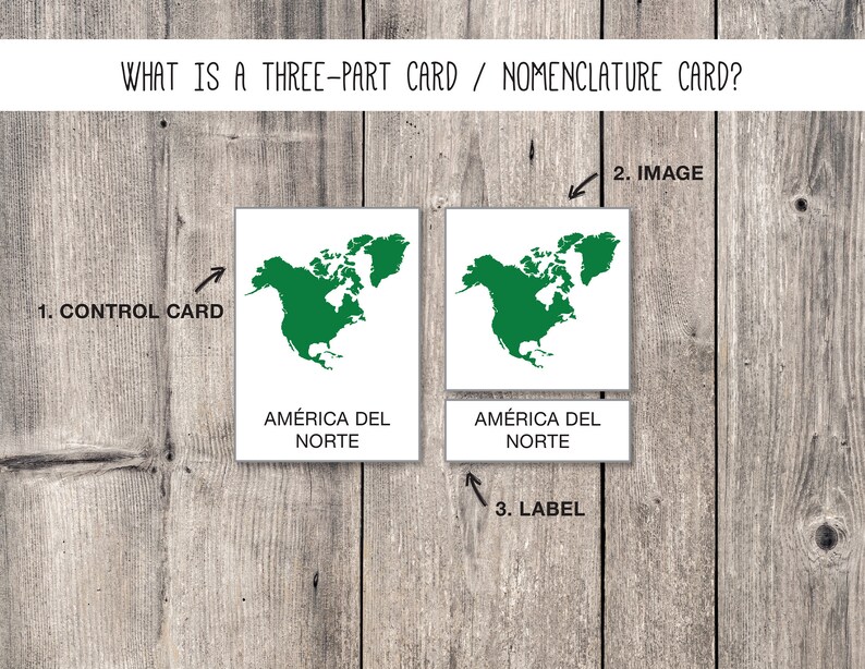 Spanish, Continents, World Map Printable, Continents of the World ...