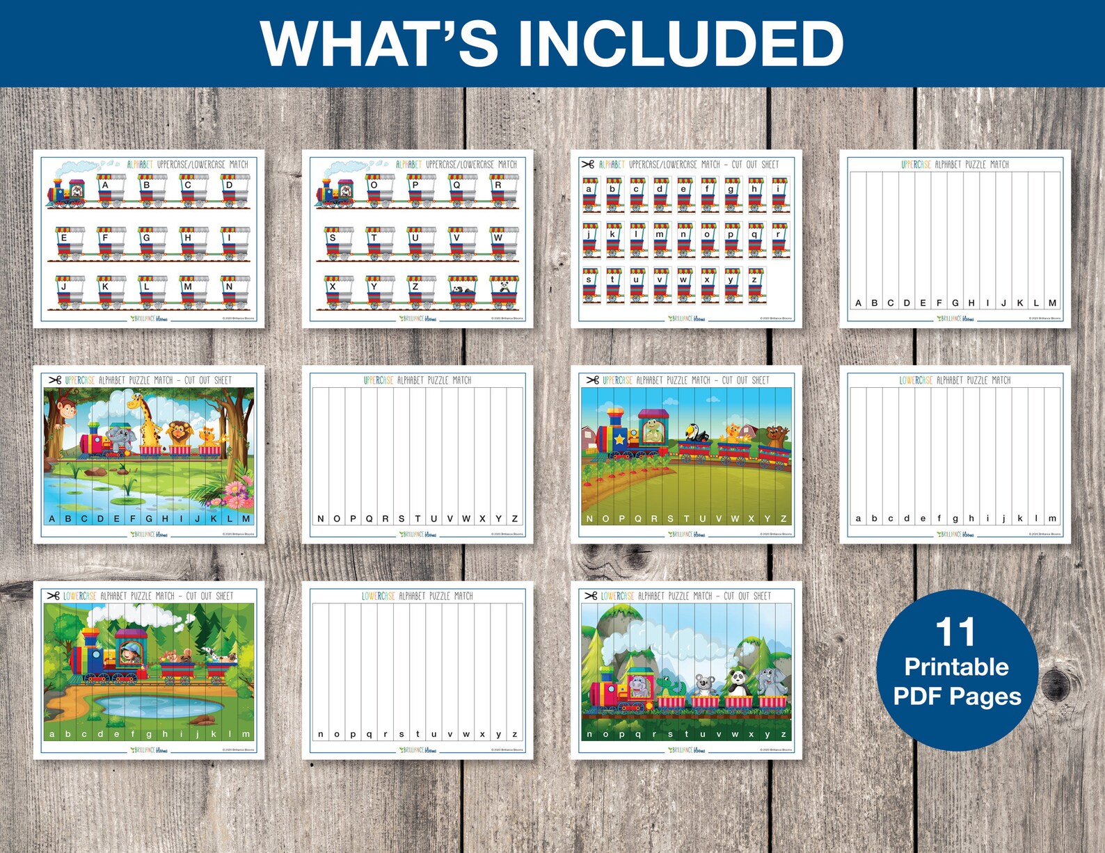 Printable Alphabet Matching Activity, Trains Alphabet Activity ...