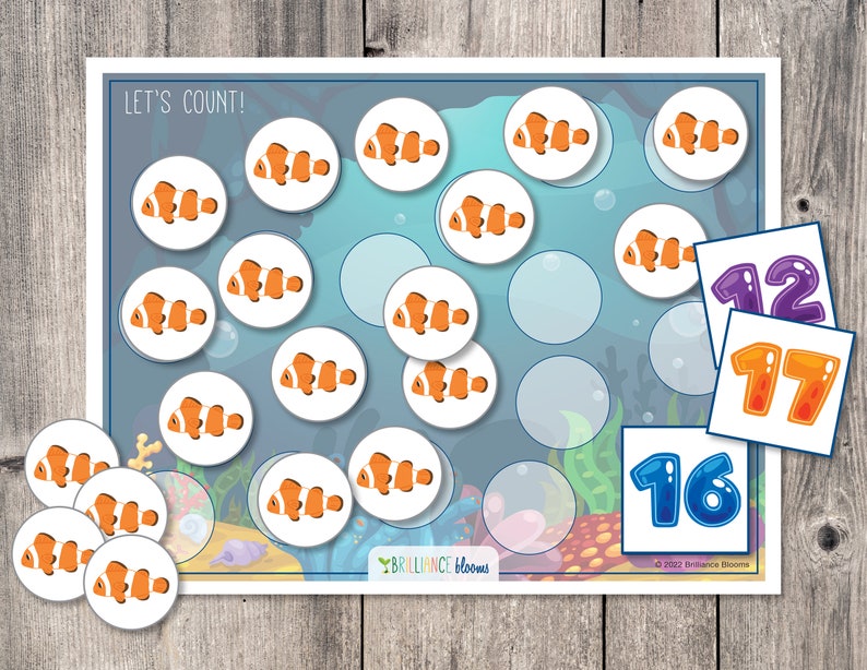 Printable Counting Activities, Let's Count 11 to 20, Learn to Count ...