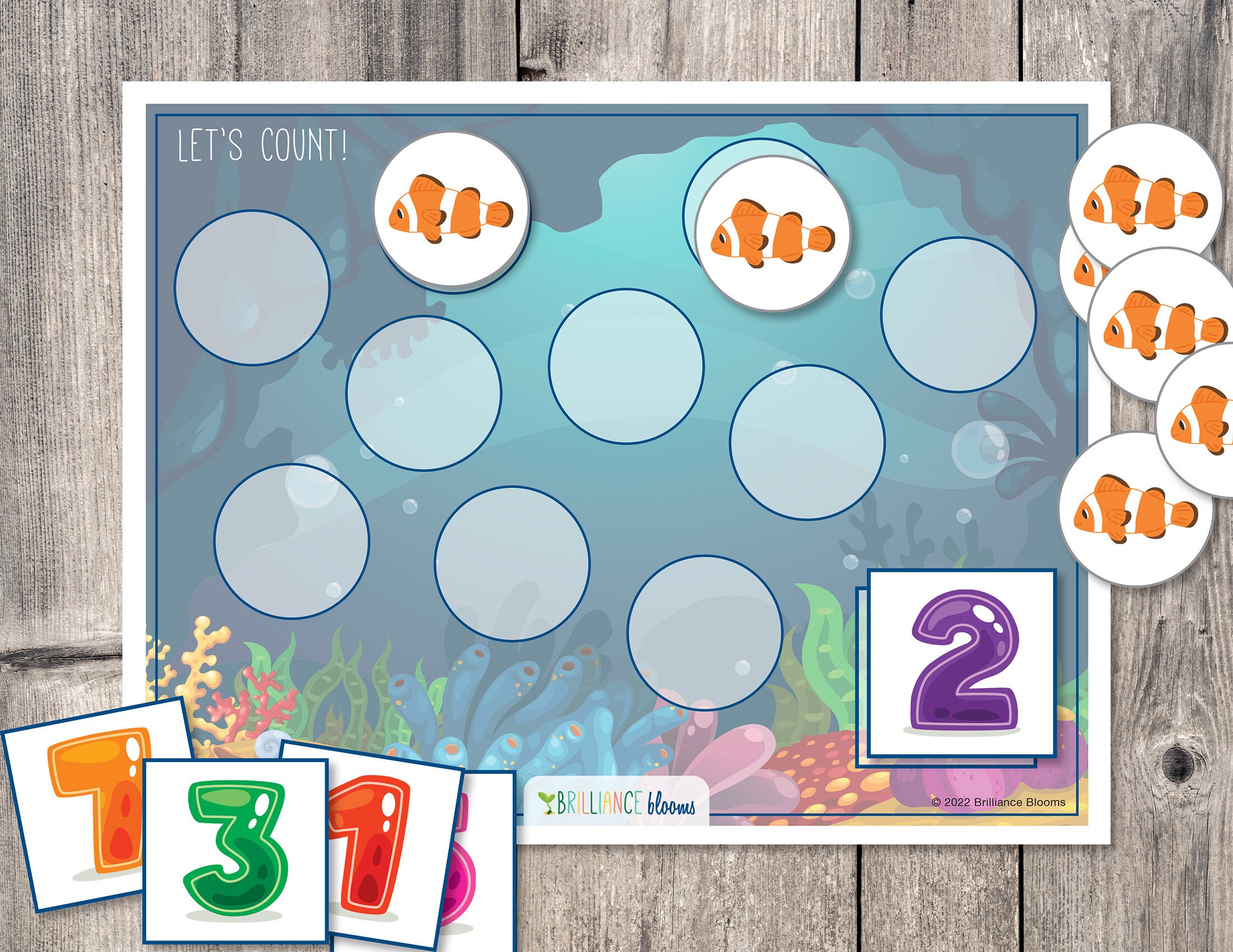 Printable Counting Activities, Let's Count 1 to 10, Learn to Count ...
