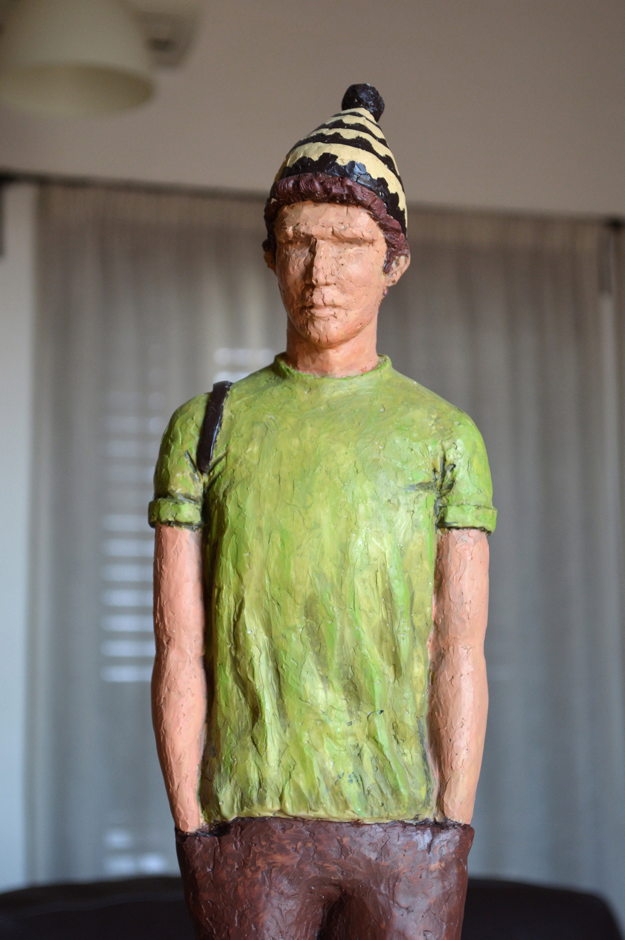 Sculpture better Things Boy With Backpack. Better - Etsy
