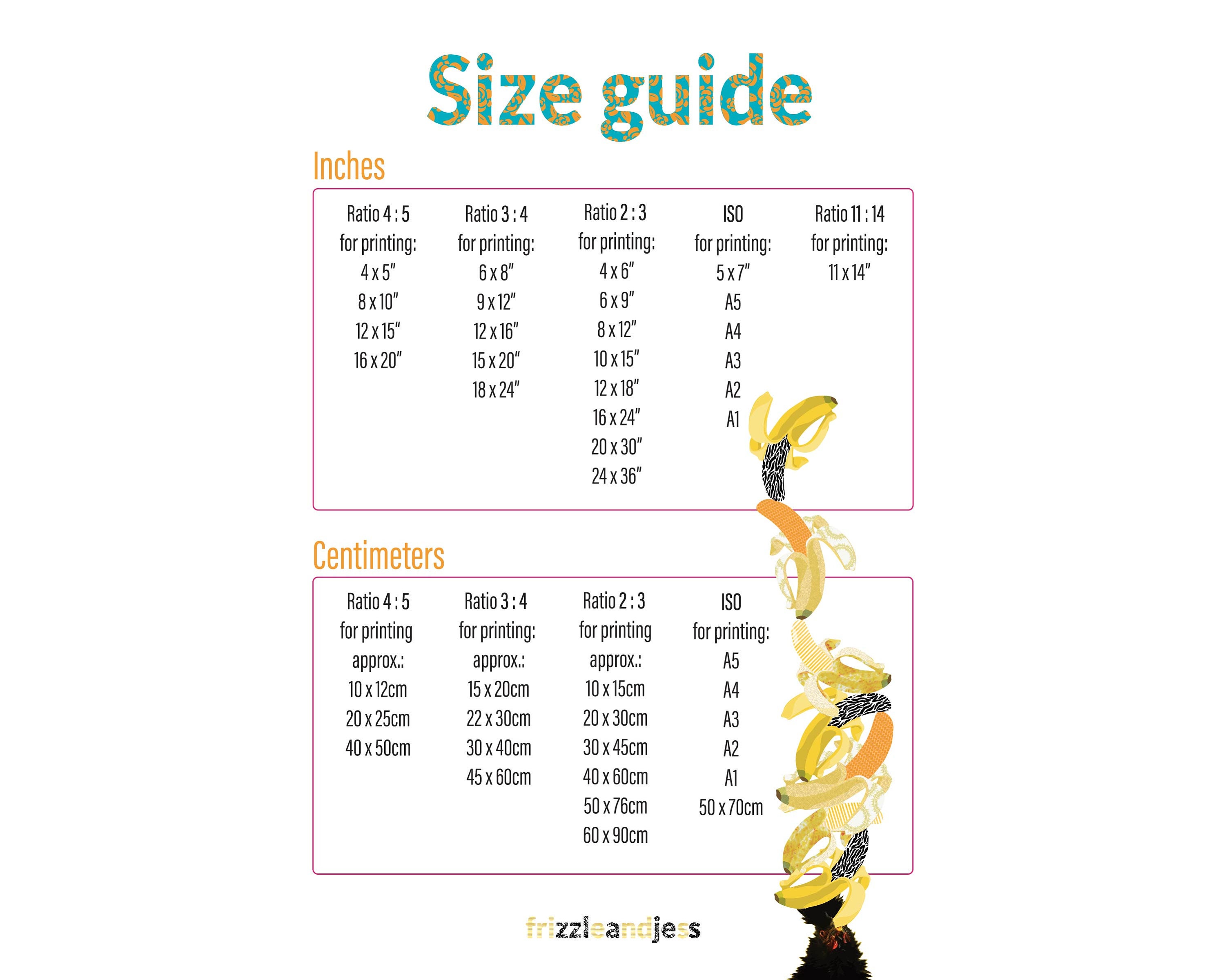 Banana Illustration / Printable Wall Art / Vibrant Fruit Art / - Etsy ...