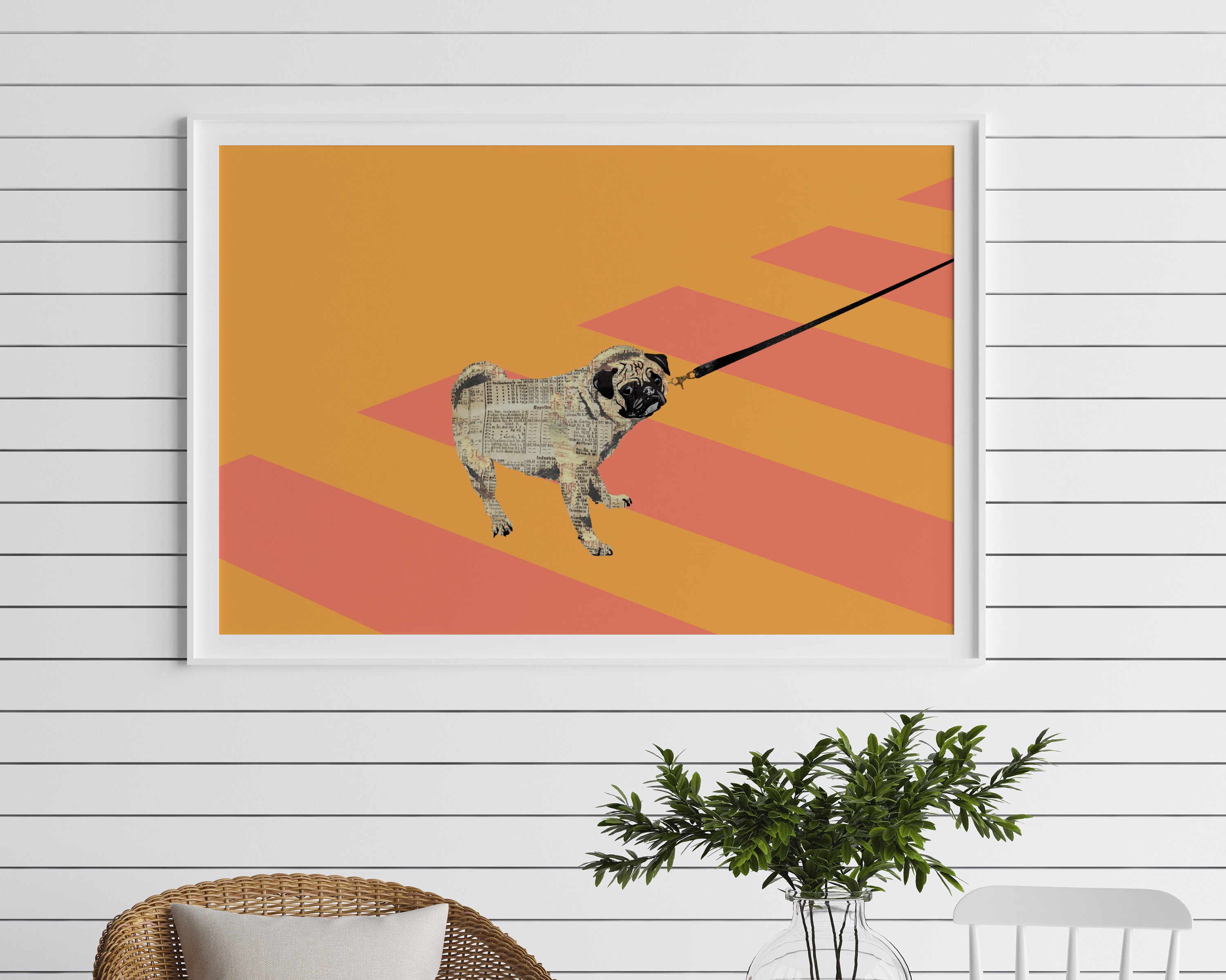 Pug Collage Printable Wall Art / Instant Download / Pug Lover Art ...