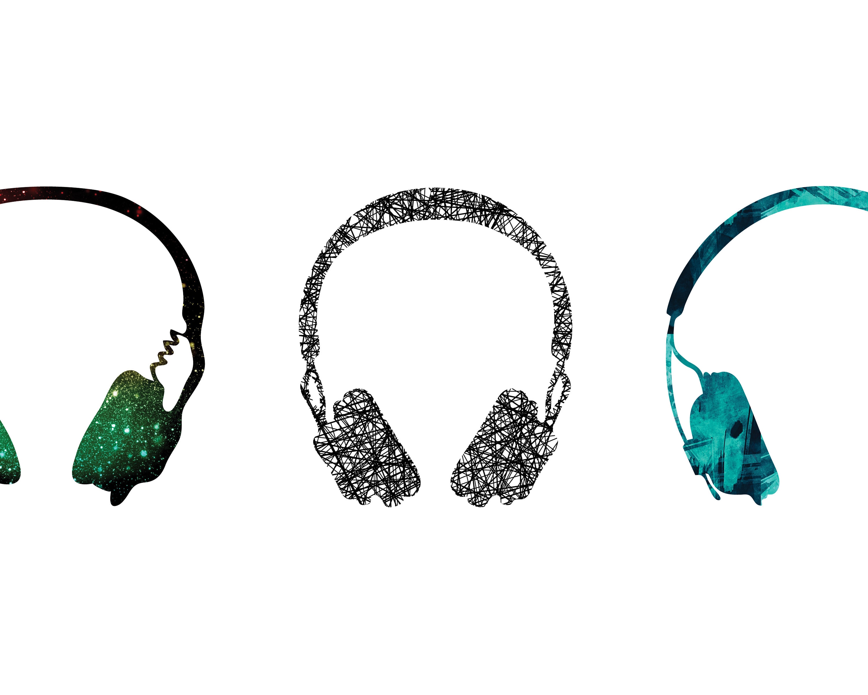 Headphones Printable Wall Art / Instant Download / Home Décor - Etsy