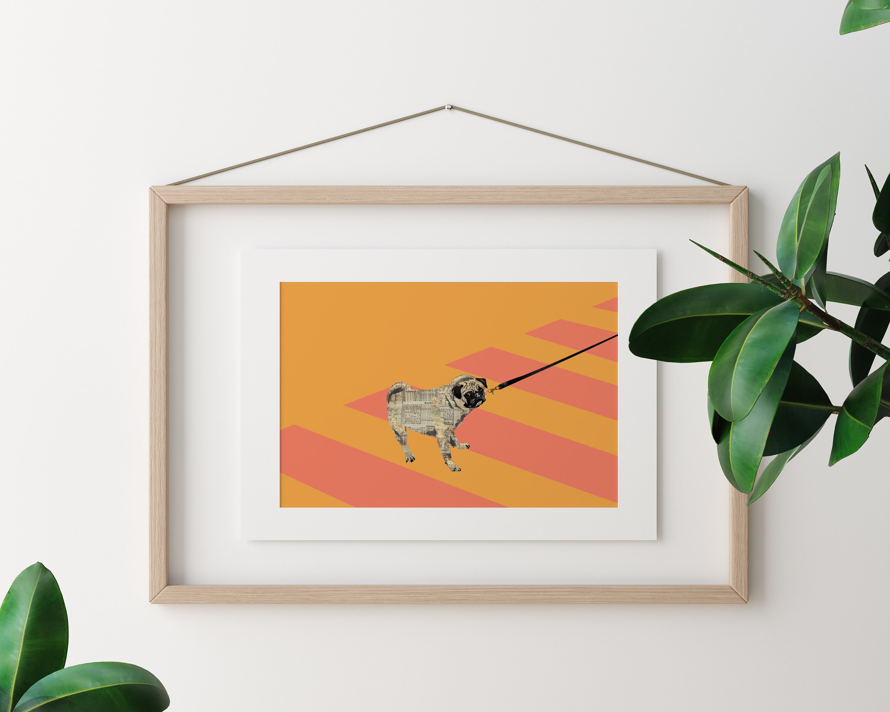 Pug Collage Printable Wall Art / Instant Download / Pug Lover Art ...