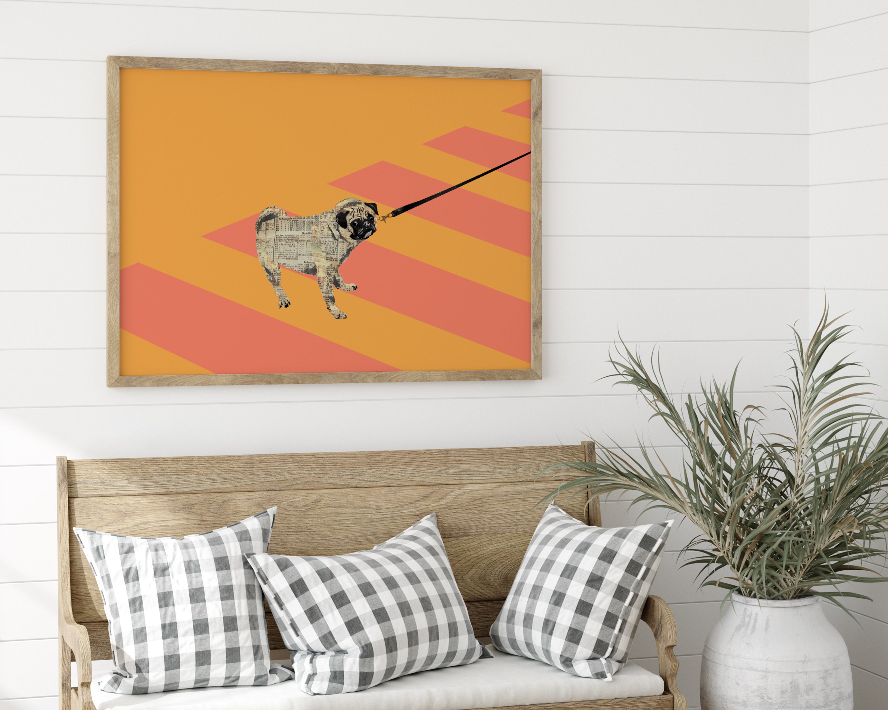 Pug Collage Printable Wall Art / Instant Download / Pug Lover Art ...