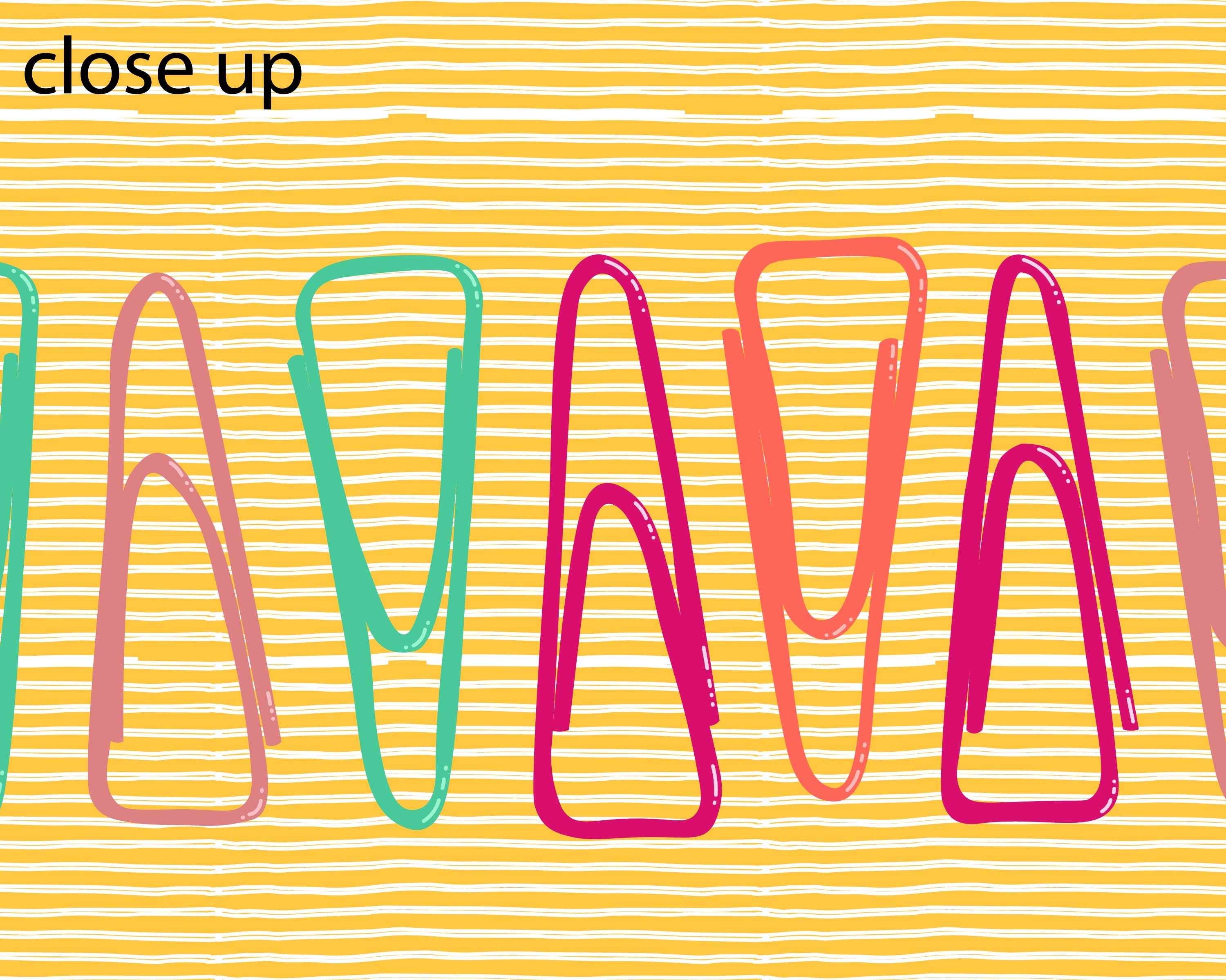 Paper Clips Printable Wall Art / Vibrant Office Art / Play Room Art ...