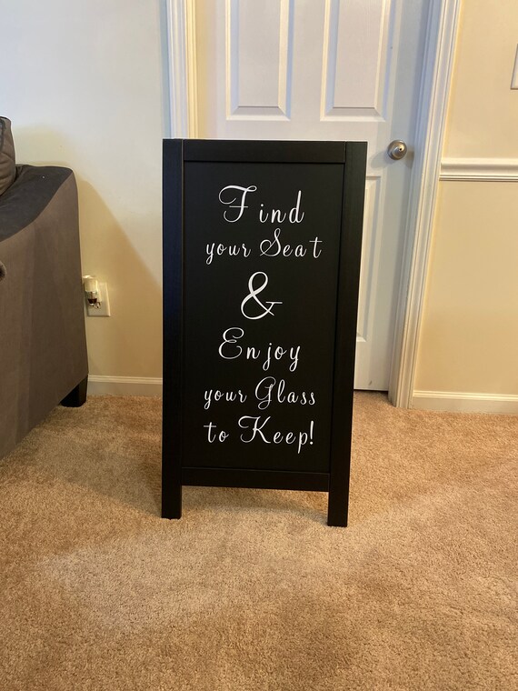 Wooden Easel Sign | Etsy