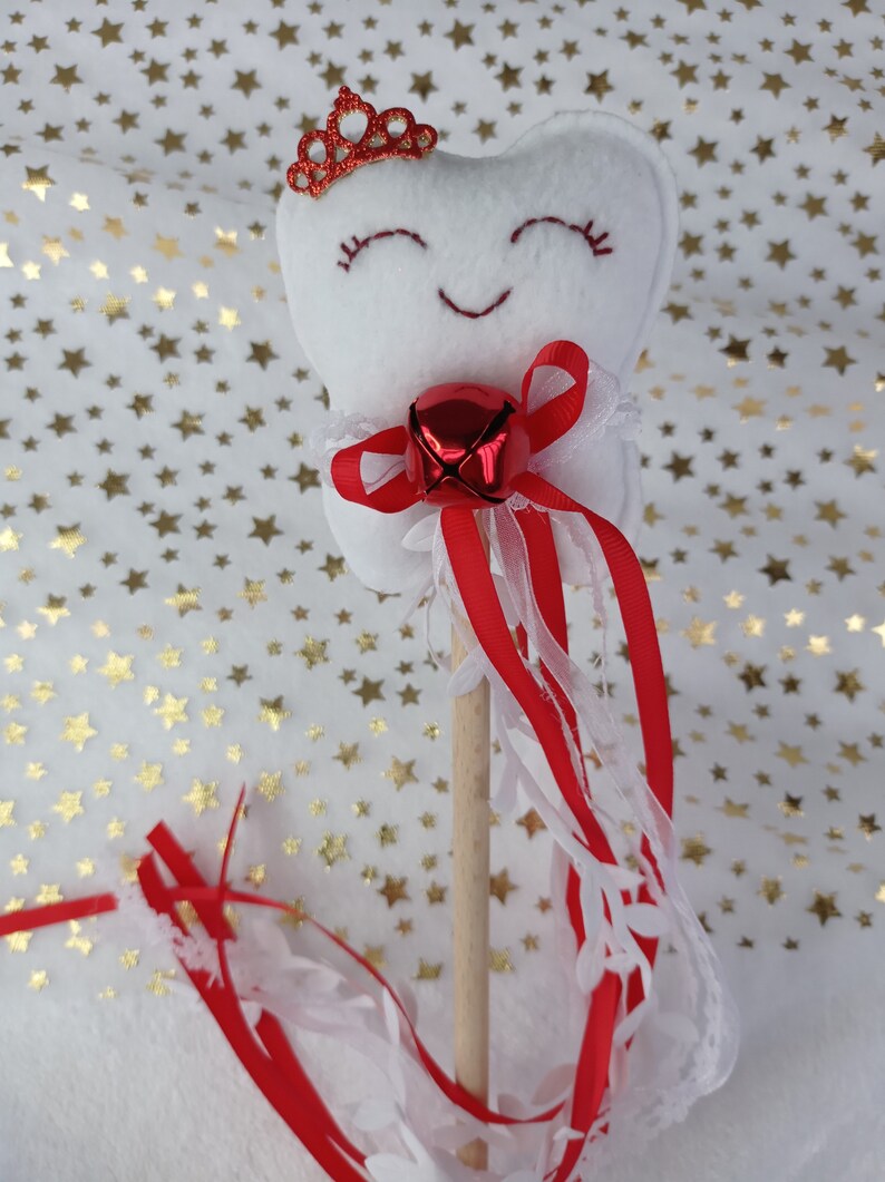 Tooth Fairy Wand Magic Wand for Girl Stuffed Tooth Gift - Etsy