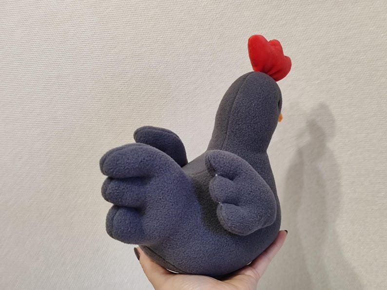PDF Sewing Pattern Chicken Pattern, Fabric Rooster and Hen Tutorial ...