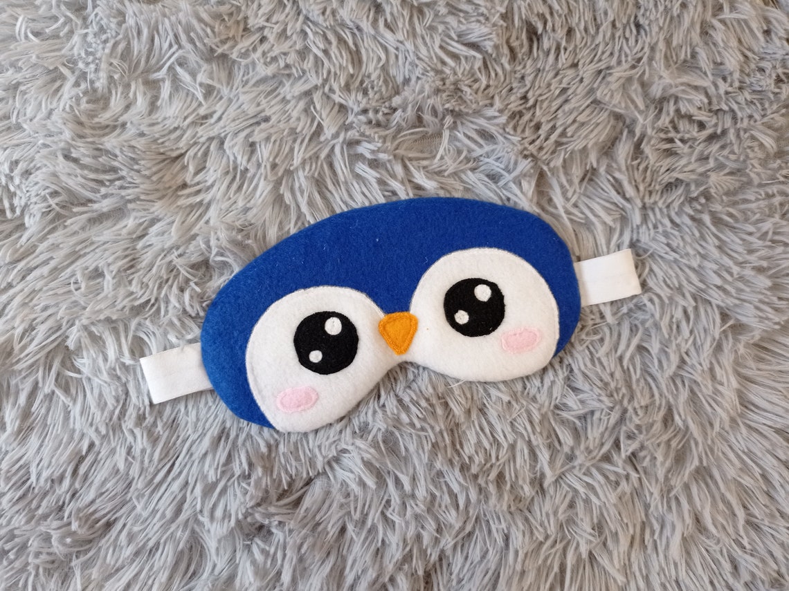 Penguin Sleep Mask Cute Eye Mask Animal Bird Penguin Soft | Etsy