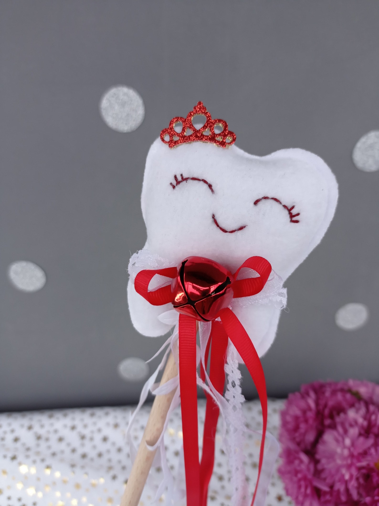 Tooth Fairy Wand Magic Wand for Girl Stuffed Tooth Gift - Etsy