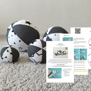 PDF Fabric Ball - 4 Size - Sewing Pattern and Tutorial - Easy ...