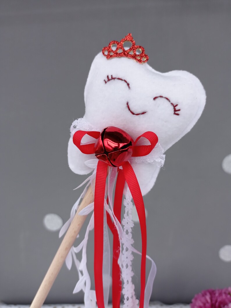 Tooth Fairy Wand Magic Wand for Girl Stuffed Tooth Gift | Etsy