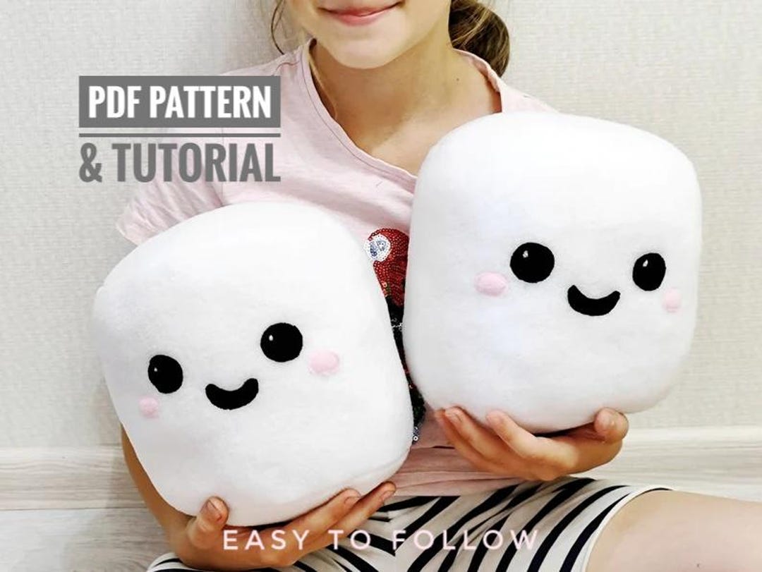 Marshmallow Plush Toy Sewing Pattern: Easy-to-follow Tutorial (PDF) - Etsy