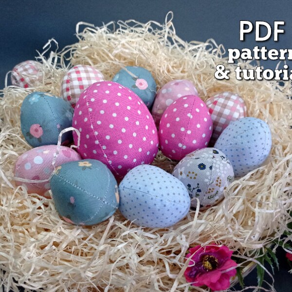 Easter Egg Sewing Pattern - Etsy