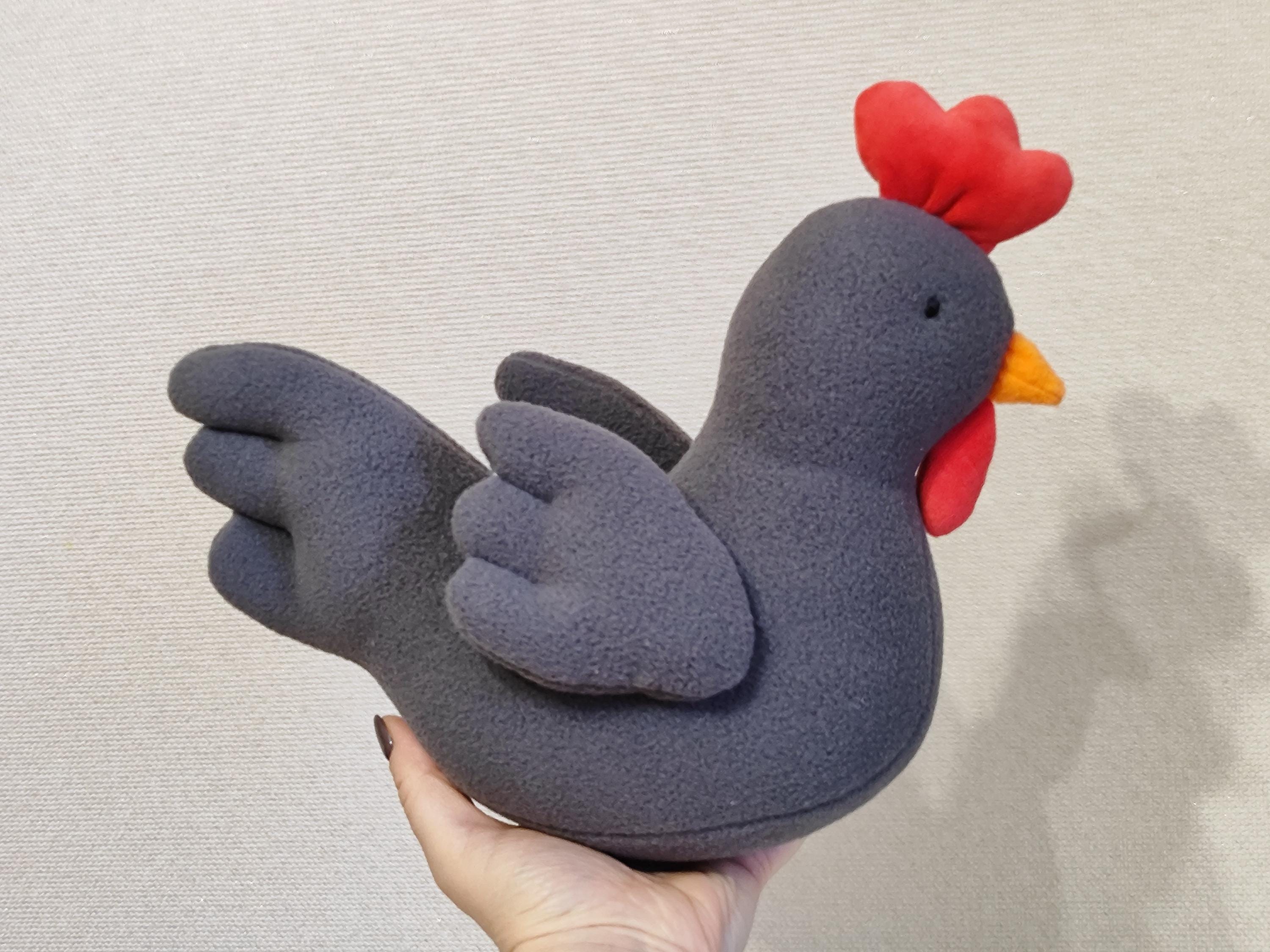 PDF Chicken Easy Sewing Pattern, 4 in 1, Rooster Plush, Hen Tutorial ...