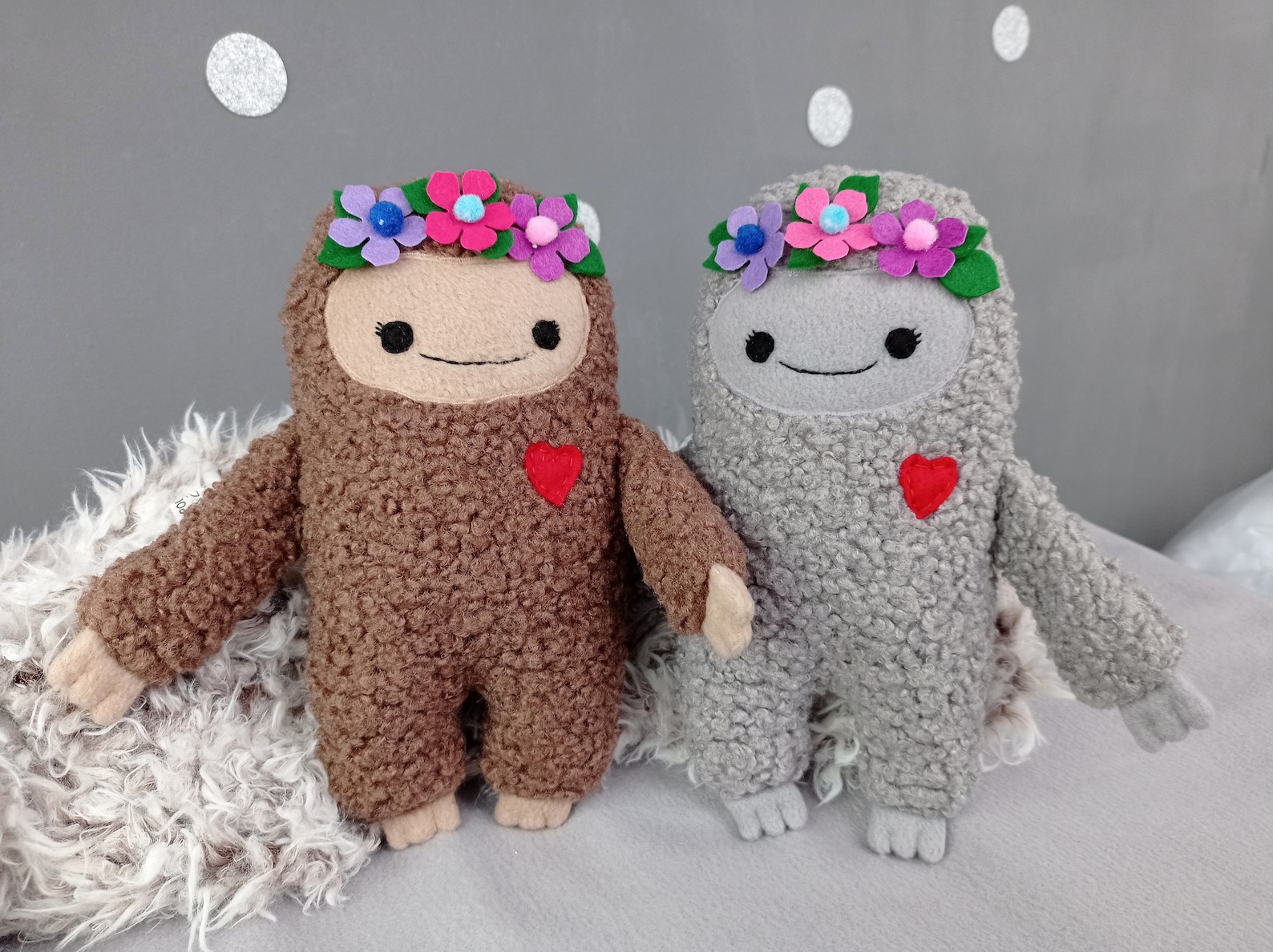 Bigfoot Girl Stuffed Toy Yeti Plush Animal Kawaii Monster | Etsy
