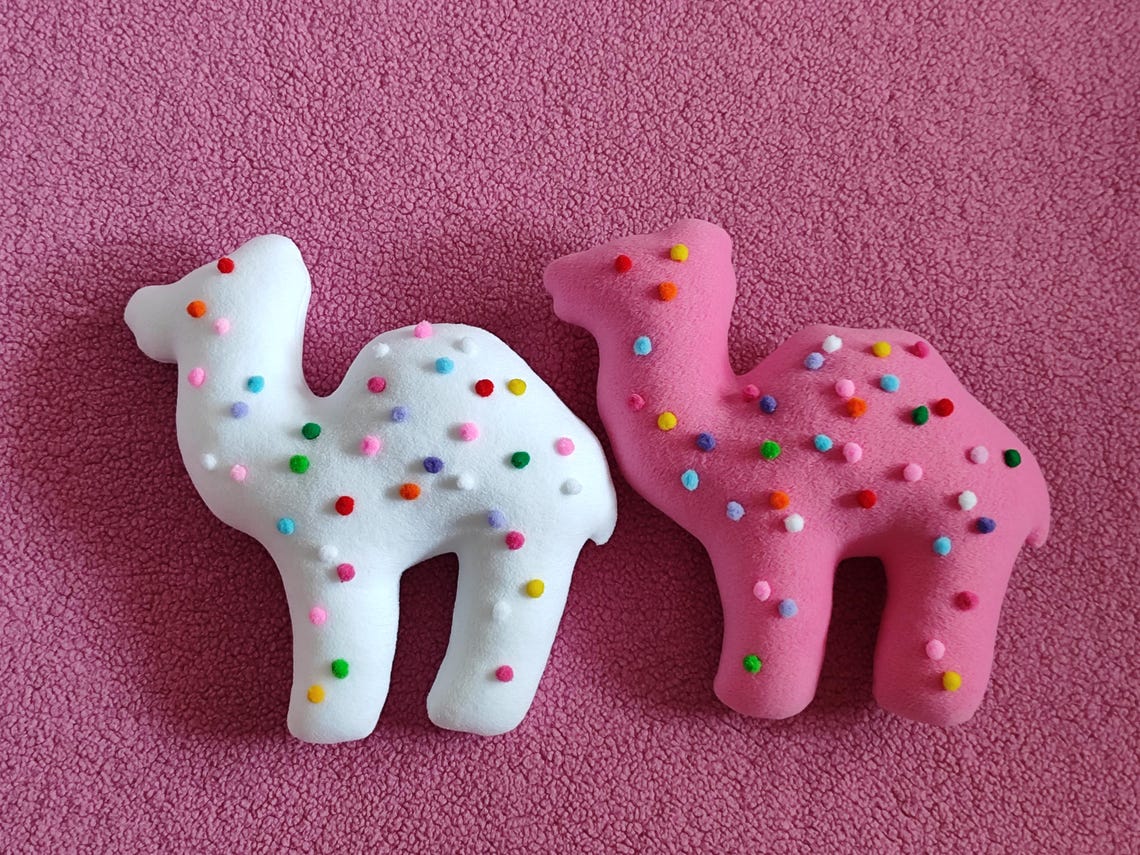 PDF Pattern Sprinkle Animal Cookies Crackers Pillow, Easy to Follow ...
