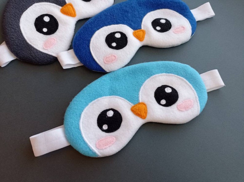 Penguin Sleep Mask Cute Eye Mask Animal Bird Penguin Soft - Etsy