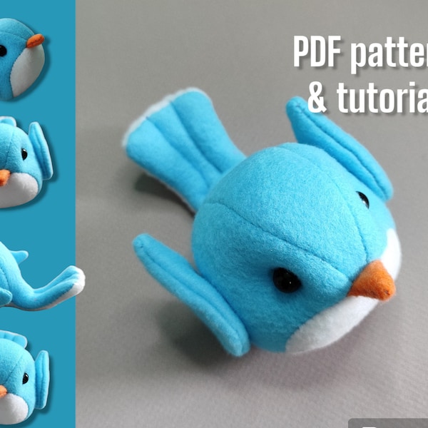 Stuffed Bird Pattern - Etsy