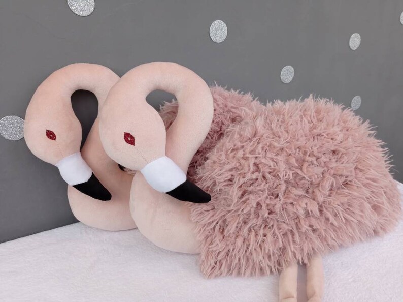 Pink Flamingo Stuffed Animal, Bird Plush Toy Flamingo, Cute Flamingo ...