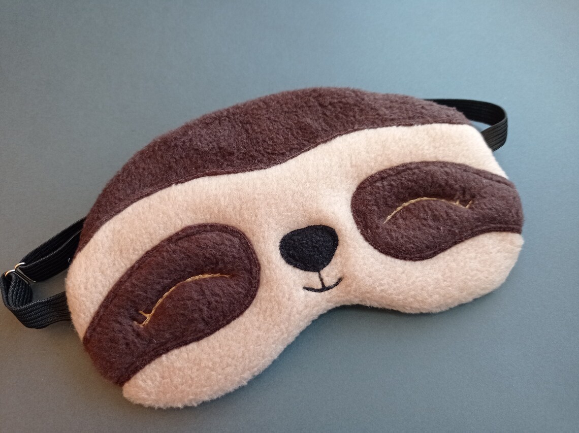 Sloth Sleep mask funny eye mask Blindfolds liver sloth - Etsy.de