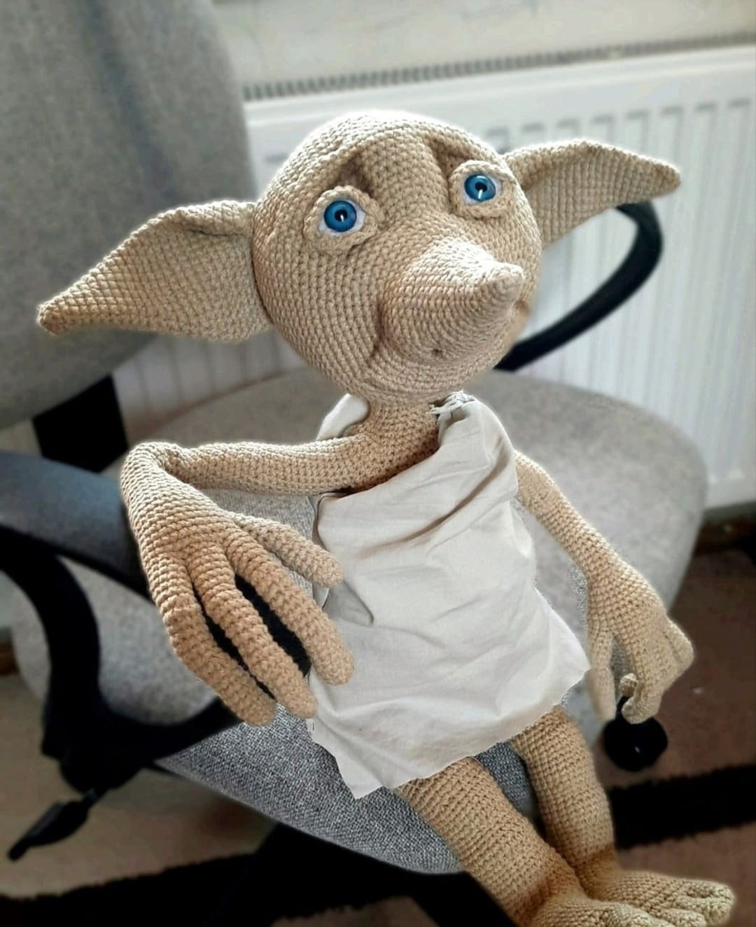 House Elf Plushie, Crochet Dobby House Elf Toy, Free House Elf Doll ...
