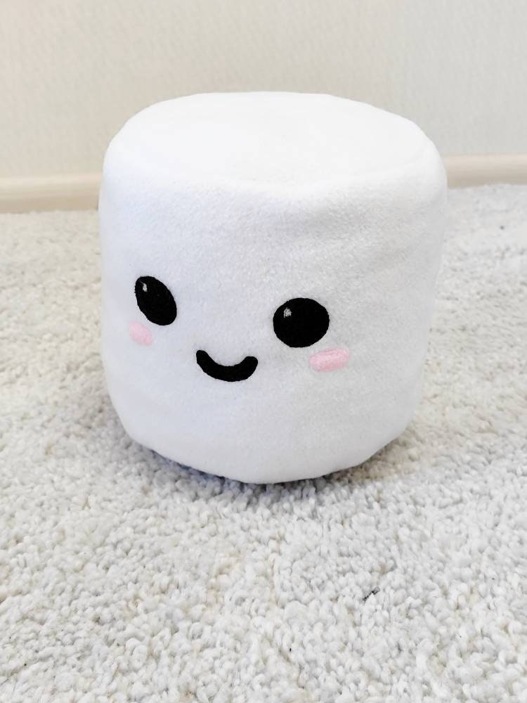 Cute Marshmallow Plush Pillow Kawaii Soft Marshmellow Toy - Etsy