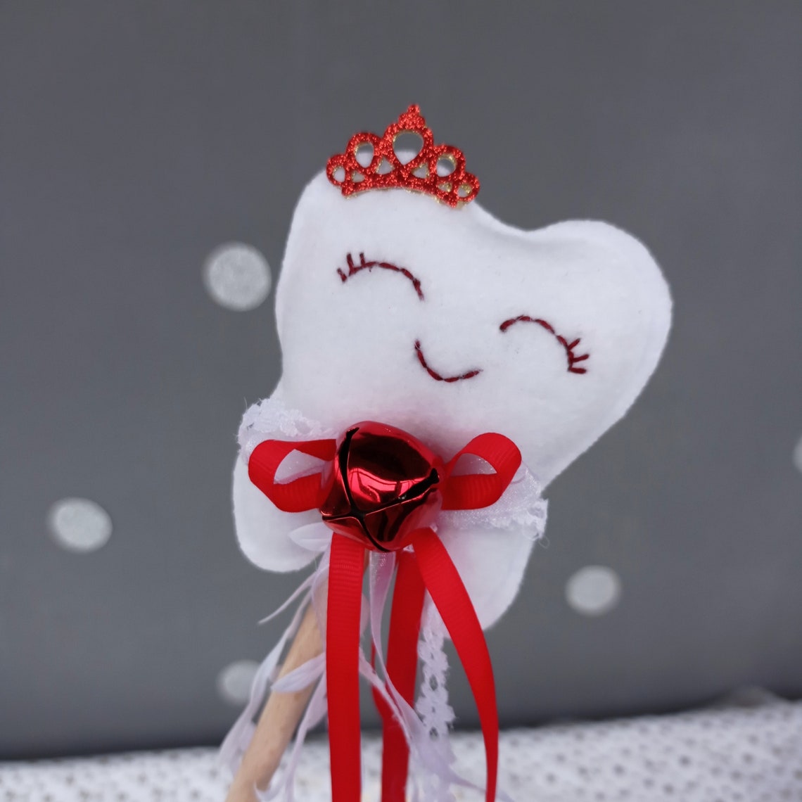 Tooth Fairy Wand Magic Wand for Girl Stuffed Tooth Gift - Etsy