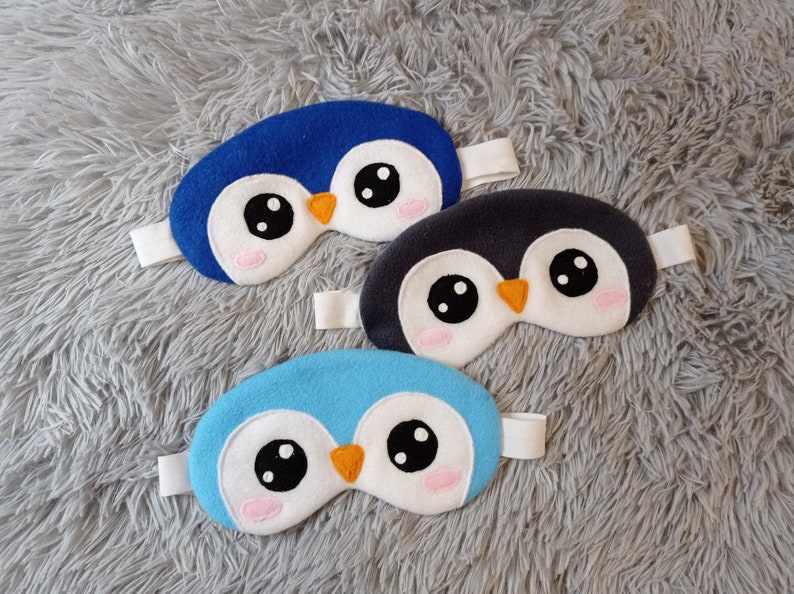 Penguin Sleep Mask Cute Eye Mask Animal Bird Penguin Soft - Etsy