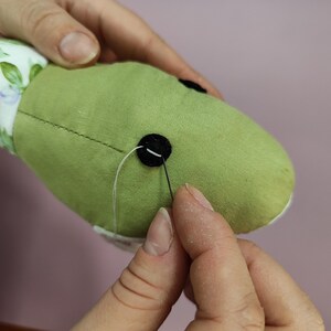 New Patchwork Snake PDF Sewing Pattern and Tutorial, Fabric Snake Plush ...