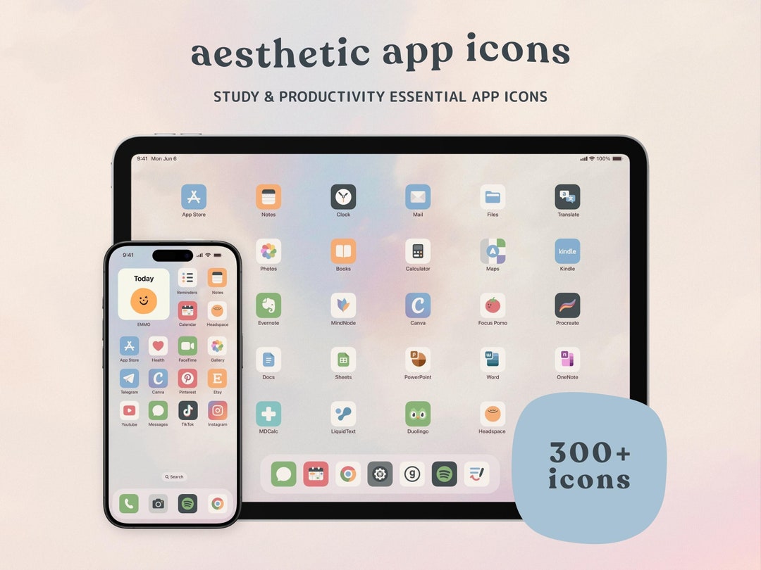 Pastel App Icons: 320+ Hand-drawn Ios & Ipados Icons, Wallpapers ...