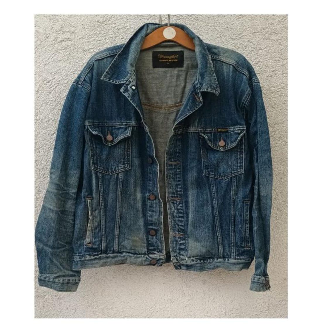 Vintage Wrangler Denim Jacket Acid Washed Jeans Jacket Vintage Wrangler ...