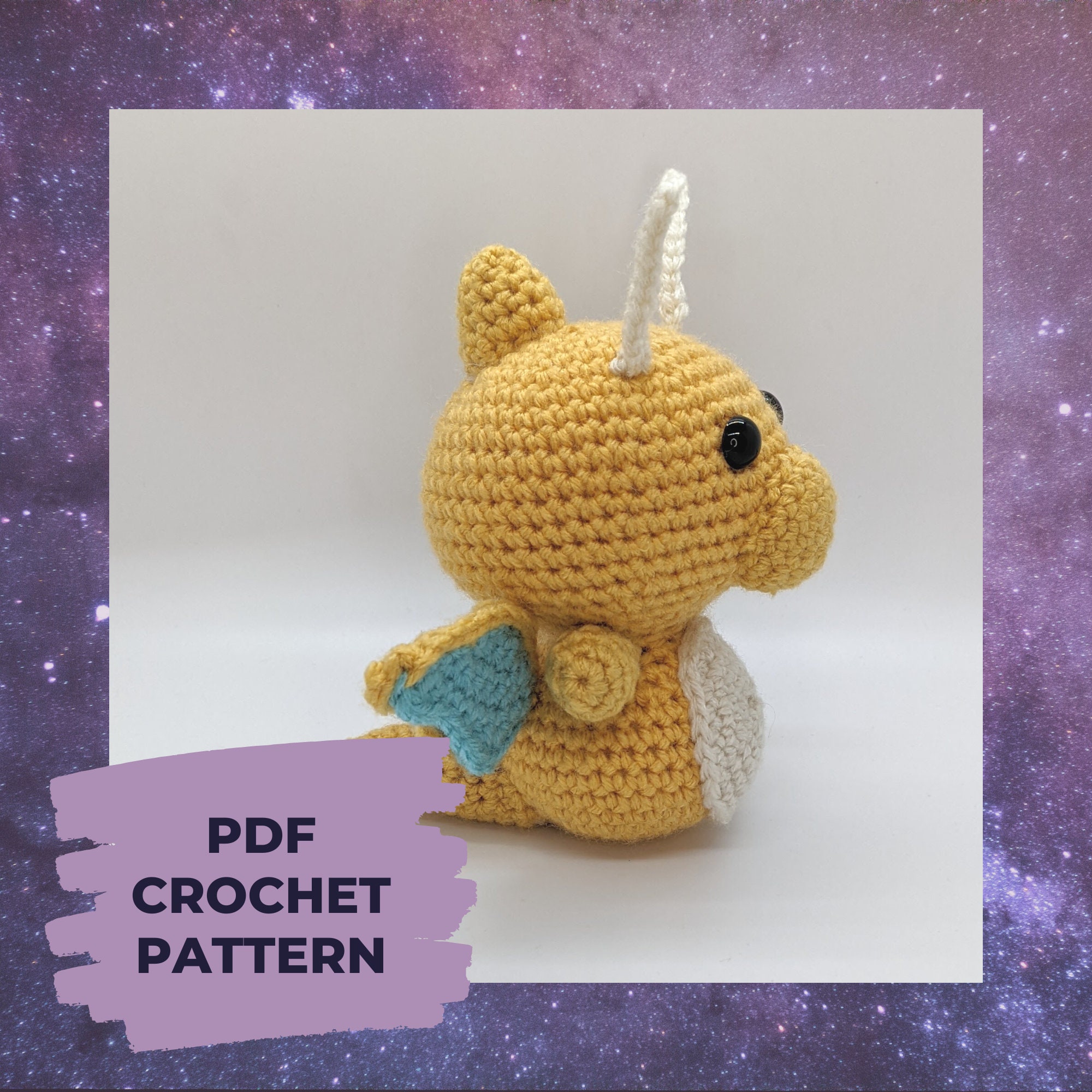 Dragonite Crochet Pattern PATTERN ONLY - Etsy