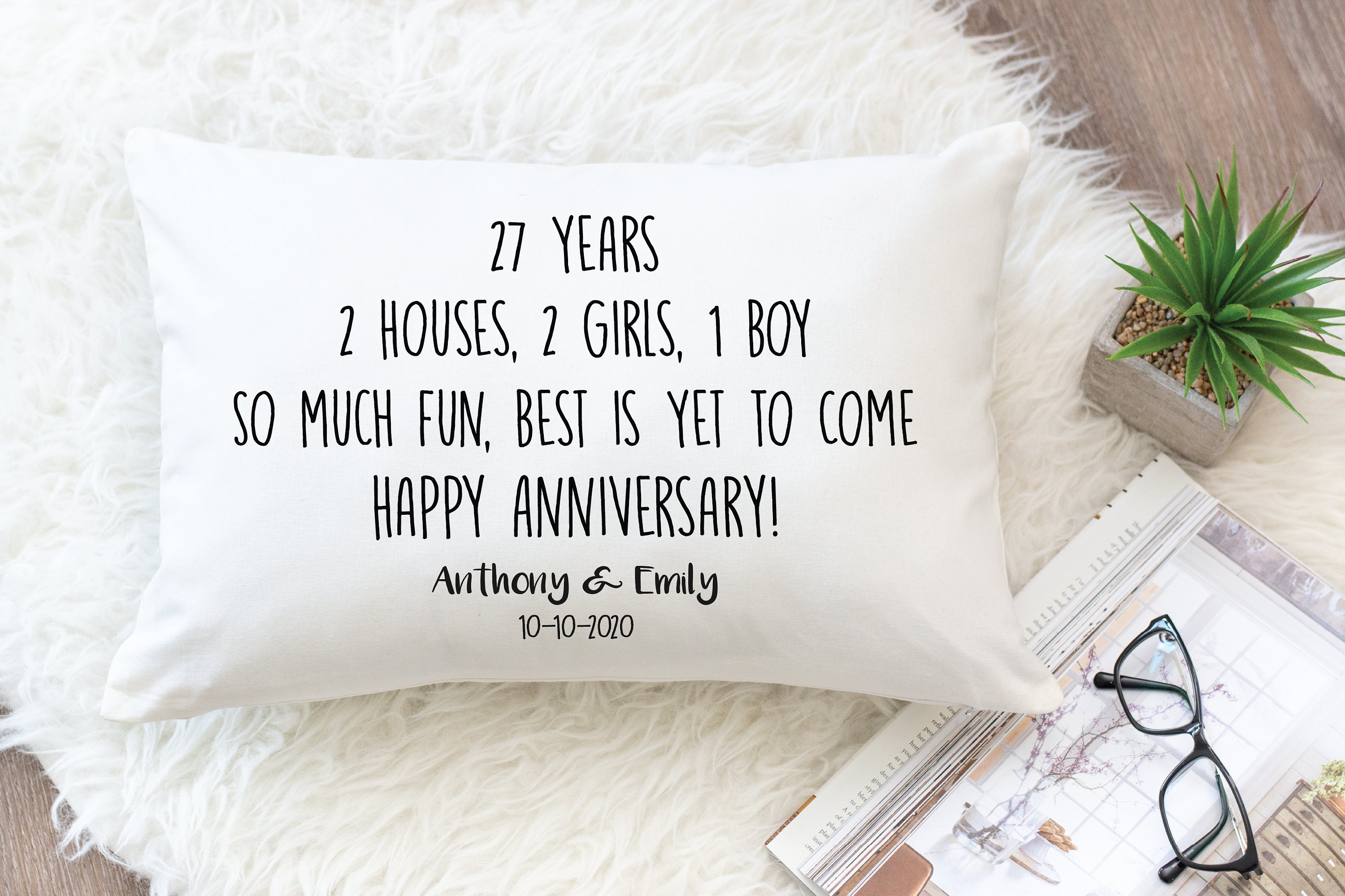 Custom Anniversary Gift 27 Year Wedding Anniversary Gift For Etsy