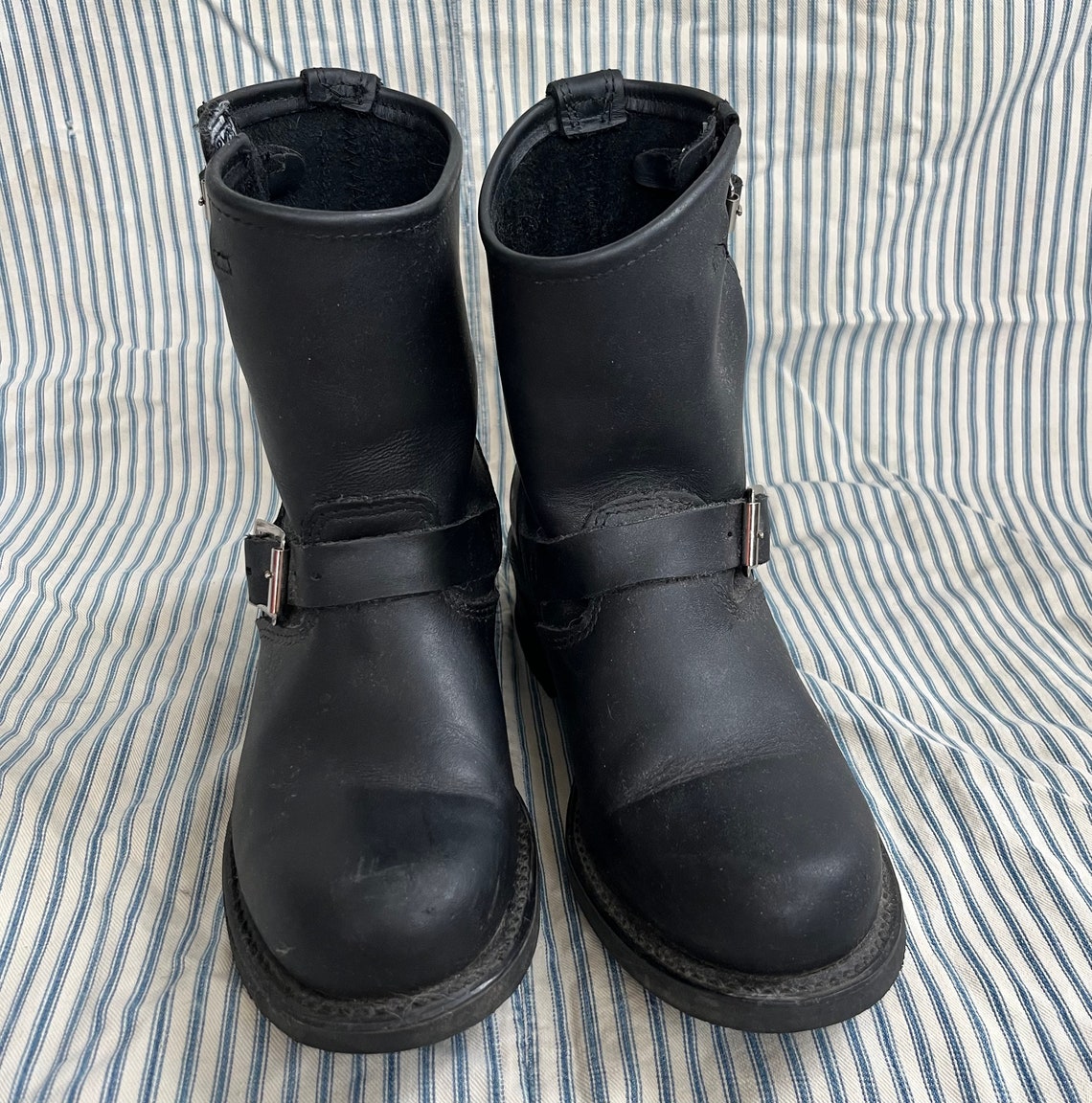 Frye Engineer 12R Black Boots - Etsy