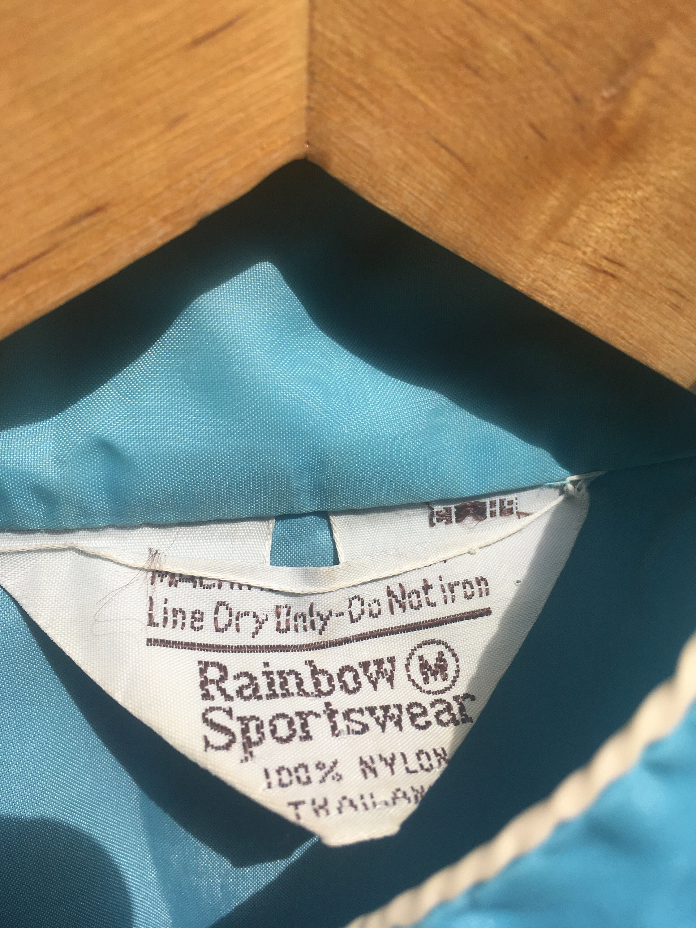 Vintage Light Blue Wind Breaker - Etsy