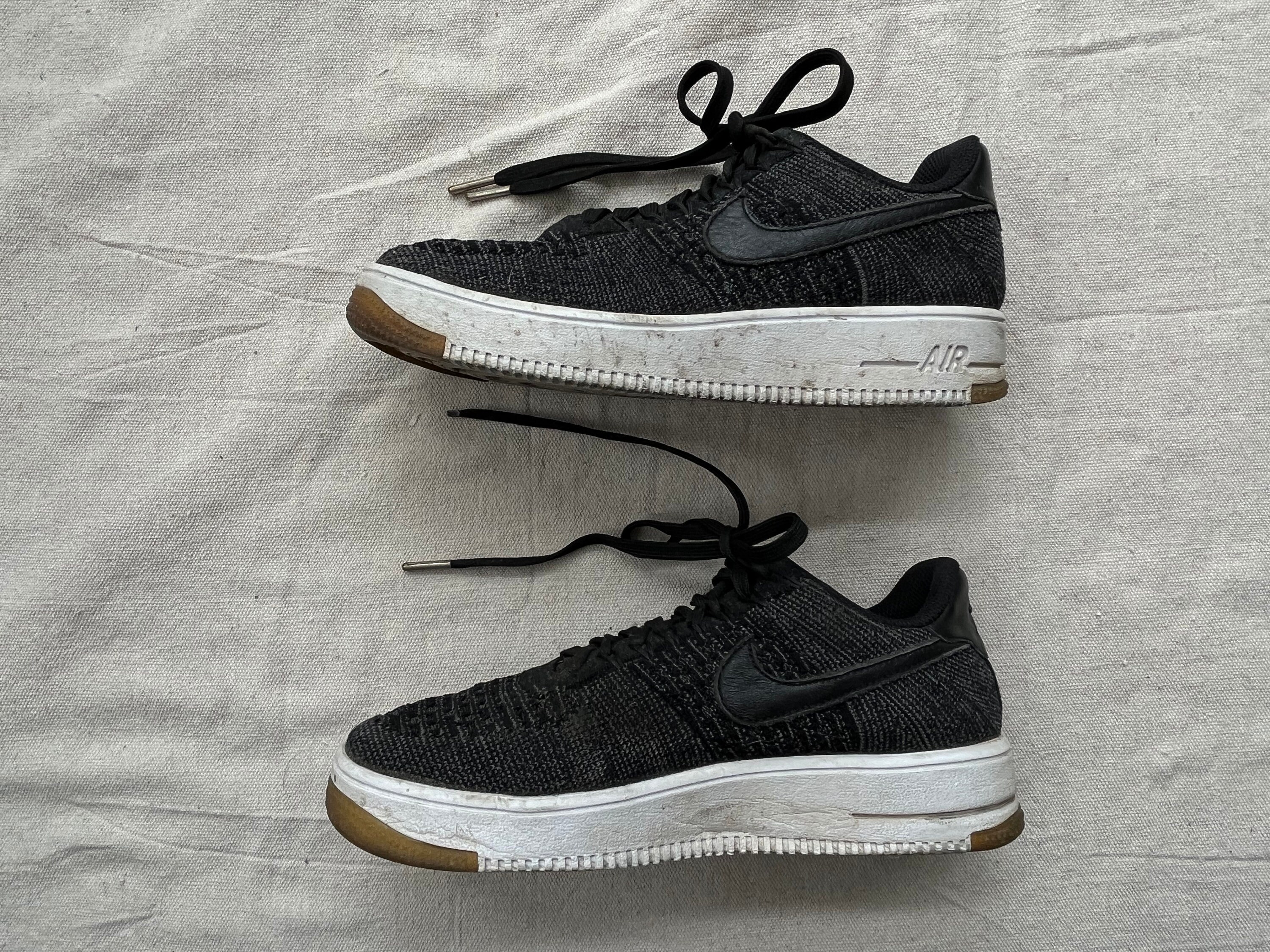 Nike Fly Knit Air Force One 2.0 Black Anthracite - Etsy